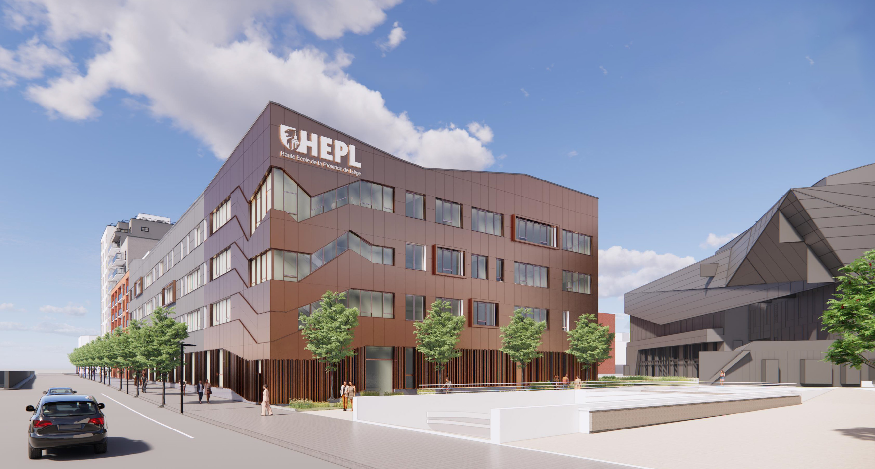 Le Campus Bavière, un nouveau Campus pour compléter le site du Barbou | HEPL